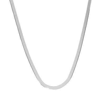Click here for Italian Sterling Silver 3.1 mm Herringbone Chain N... prices