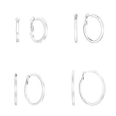 Click here for Sterling Silver Square Tube Hoop Earrings:- 60mm prices