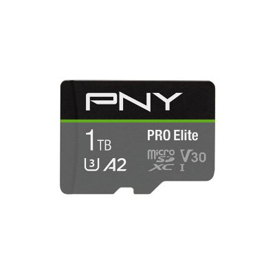PNY PRO Elite Class 10 U3 microSDXC Flash Memory Card (Select Capacity ...