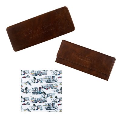 Robert Graham Americana Brown Multi Case + Cloth - Sam's Club