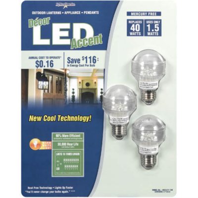 Lights of America® Decor LED Accent - 40W/3pk - Sam's Club