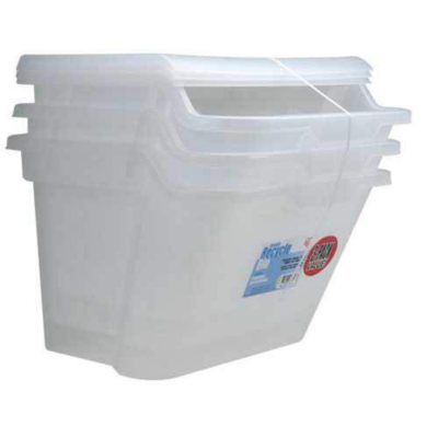 IRIS Stackable Bins w/ Lids - 10.4gal/3pc - Sam's Club