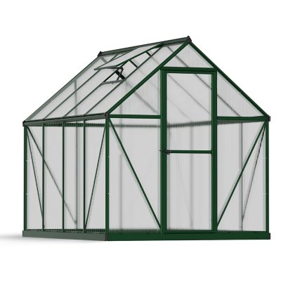 Click here for Palram Nature Mythos 6 x 8 Greenhouse - Green Fram... prices