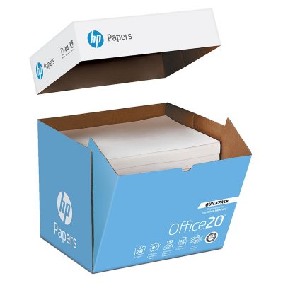 HP Office Quickpack - 92 Brightness/20 lb. - 8 1/2" x 11"; 2500 Sheets ...