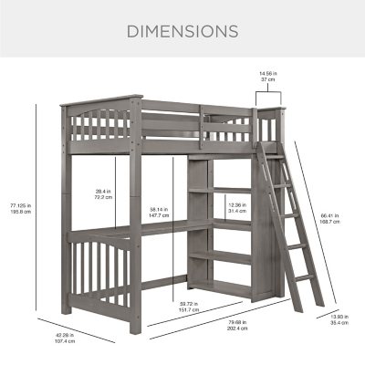Sam's club loft bed store