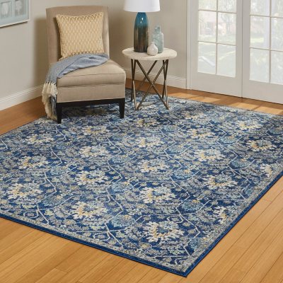 Click here for Scanda Area Rug - Marlow Blue  9 x 6:- 96 x 66 prices