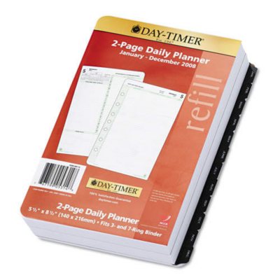 Day-Timer Dated Planner Refill - 2-Page/Day - Sam's Club