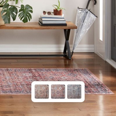 Everwash Callaghan Eve Washable Area Rug, Assorted Colors & Sizes - Sam ...