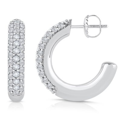 Sam's club diamond hoop earrings store