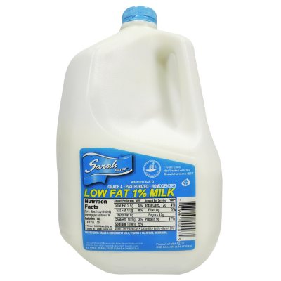 Sarah Farms 1% Low Fat Milk - 1 gal. - Sam's Club