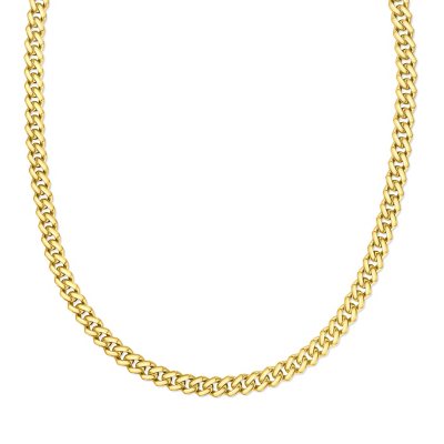 Click here for Miami Cuban Chain Necklace in 14K Gold:- 24  8mm prices
