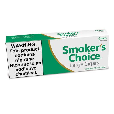 Smoker's Choice Green Cigars 100's (20 ct., 10 pk.) - Sam's Club