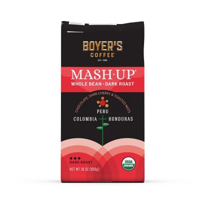 Click here for Boyers Coffee Organic Dark Roast Whole Bean Coffee... prices