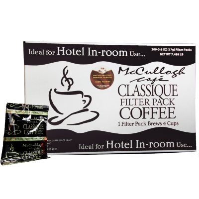 McCullagh Cafe Classique Premium Blend Coffee Packets (200 ct.) - Sam's ...