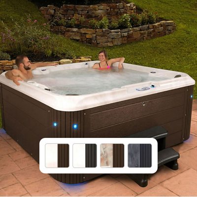 Everlast Spas Indulgence 6-Person 100-Jet Acrylic Spa, Choose Color ...