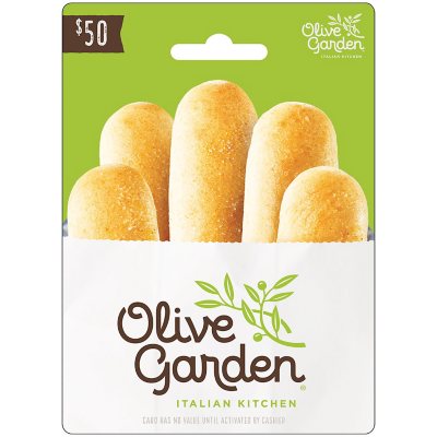 Click here for Olive Garden $50 Gift Card prices