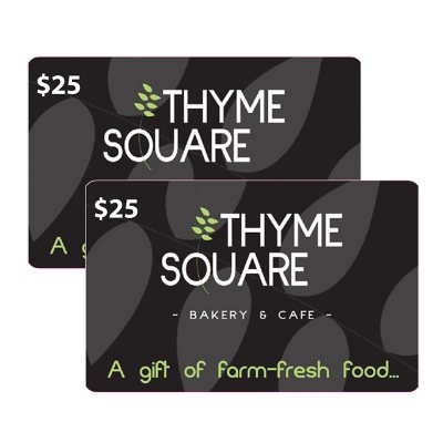 Thyme Square - 2 x $25 - Sam's Club