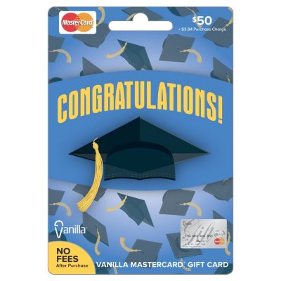Vanilla® Mastercard® Graduation $50 Gift Card - Sam's Club