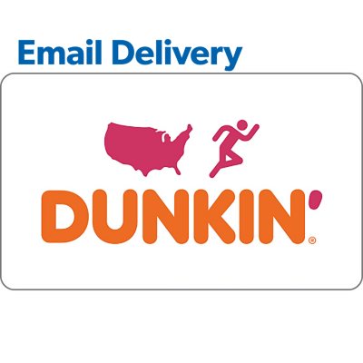 Click here for Dunkin Donuts Email Delivery Gift Gift Card  $50:-... prices