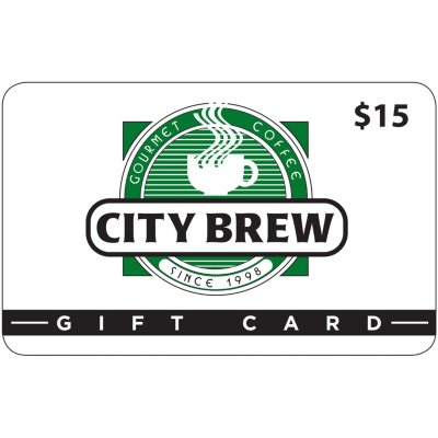 City Brew (MT, ND, WY) $30 Value Gift Cards - 2 x $15 - Sam's Club