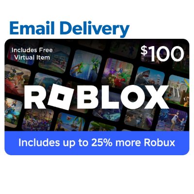 Click here for Roblox $100 eGift Card - Email Delivery:- $100 prices