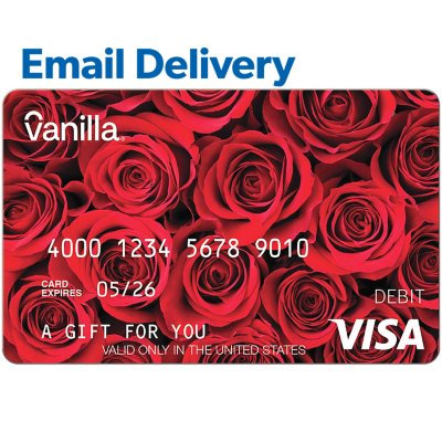 Click here for $200 Vanilla eGift Visa Virtual Account - Red Rose... prices