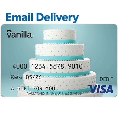 Click here for $100 Vanilla eGift Visa Virtual Account - Blue Cak... prices
