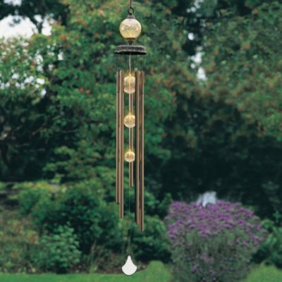 Wind Chime with Solar-Powered Lights - Sam's Club