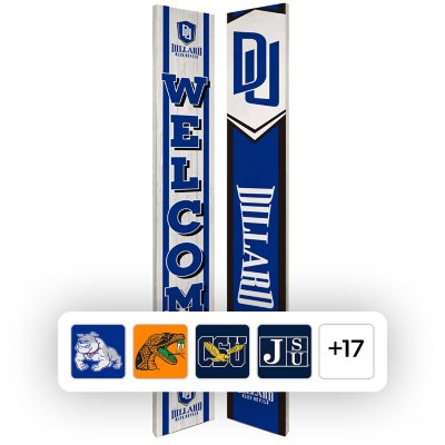 Logo Brands Officially Licensed HBCU Reversible Porch Greeter Sign ...