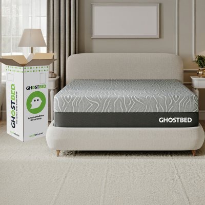 Click here for GhostBed DuoCoil 13 Medium-Plush Hybrid Mattress:-... prices