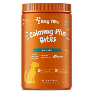 Zesty Paws Calming Plus Bites, Turkey, 160 ct. - Sam's Club