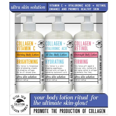 Ultra Skin Solution Hand Lotion Collection (16 fl. oz., 3 pk.) - Sam's Club