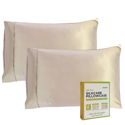 Click here for mend by NIGHT Silk Care Pillowcase Set  2pk:- Cham... prices