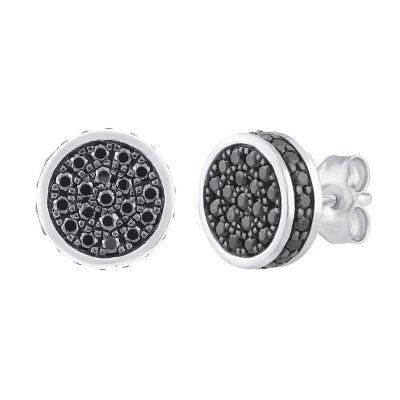 Click here for 1.00 CT. T. W. Black Diamond Stud Earrings in 14K... prices