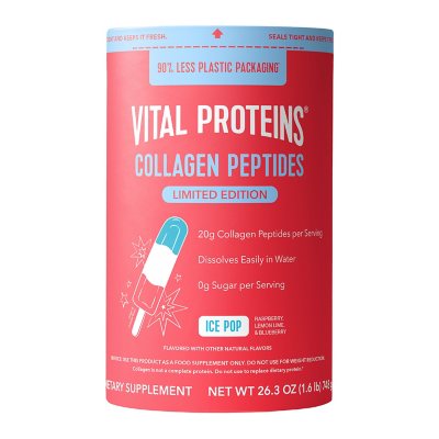 Vital Proteins Collagen Peptides Powder, Limited Edition Ice Pop, 26.3 ...