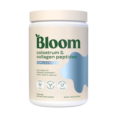 Bloom Nutrition Colostrum & Collagen Peptides, 0.64 lbs. - Sam's Club