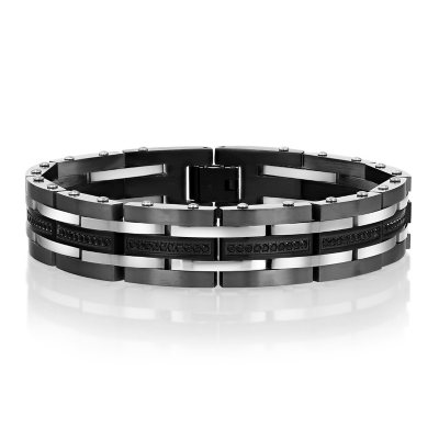 Click here for Spartan Stainless Steel with Black Spinel Gemstone... prices