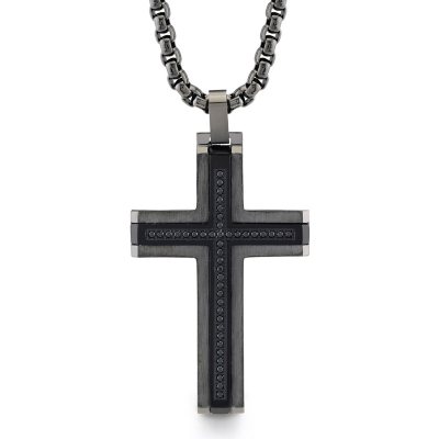 Click here for Spartan Stainless Steel with Black Spinel Gemstone... prices