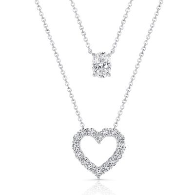 Click here for Set of Lab Created White Sapphire Pendants in Ster... prices