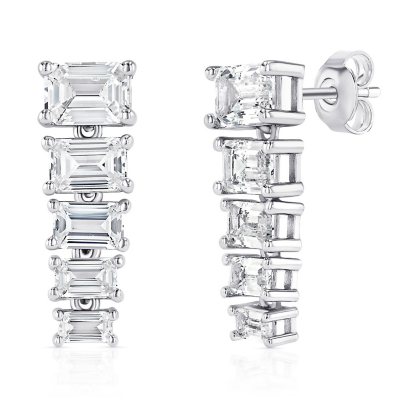 Click here for 925 Sterling Silver Lab Created White Sapphire Gra... prices
