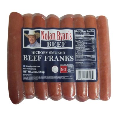 Nolan Ryan's Hickory Smoked Beef Franks - 16 ct. - 28 oz. - Sam's Club