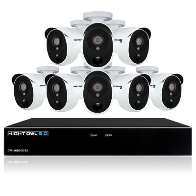 Night Owl CL-X5P-882 8-Channel 5MP DVR Surveillance System with 2TB HDD ...