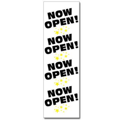 Now Open Banner - Sam's Club