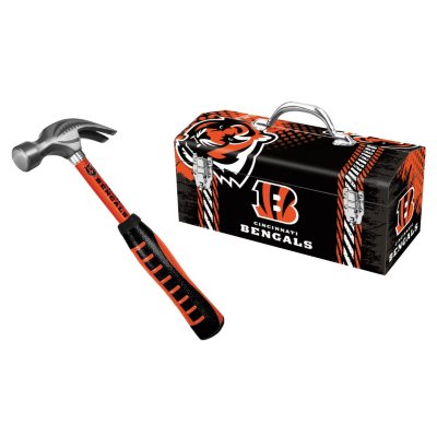 Cincinnati Bengals Steel Hammer and Tool Box Combo - Sam's Club
