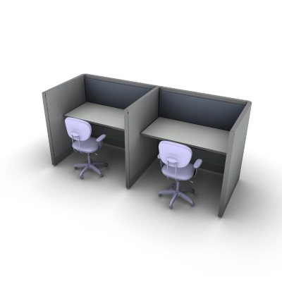 SNAP!Office - 2-Person Basic Cubicles - Cool Water Color Combo - Sam's Club