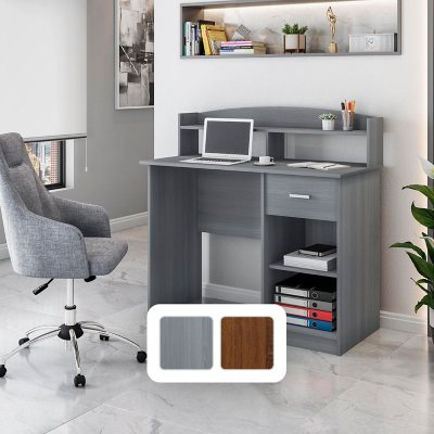 Techni Mobili Modern Office Desk with Hutch, Assorted Colors - Sam's Club