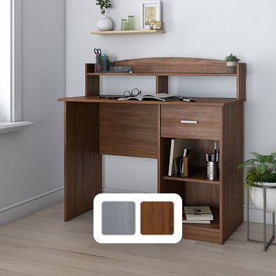 Techni Mobili Modern Office Desk with Hutch, Assorted Colors - Sam's Club