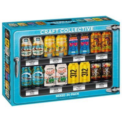 Craft Collective Beer Sampler Mixed Pack (12 fl. oz. cans, 24 pk ...