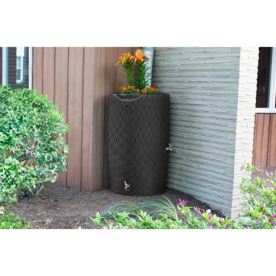 Click here for Impressions Bali 50 Gallon Rain Saver - Dark Brown prices