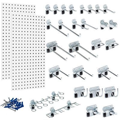 Click here for Wall System Steel Pegboard Organizer prices